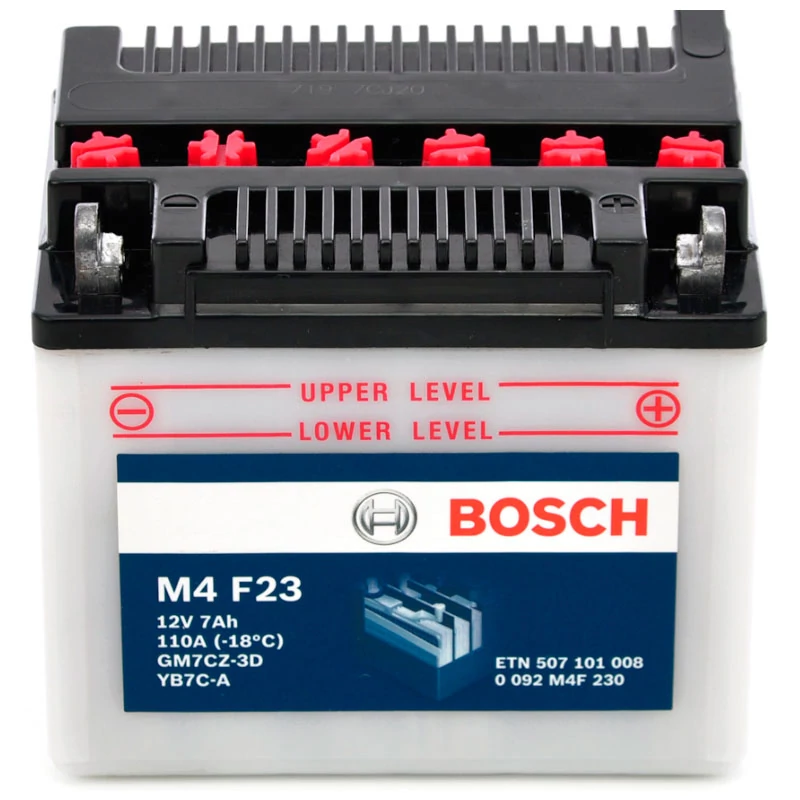 Мото аккумулятор BOSCH M4 F23 (12V / 7Ah) купить в г. Москва, выгодные ...