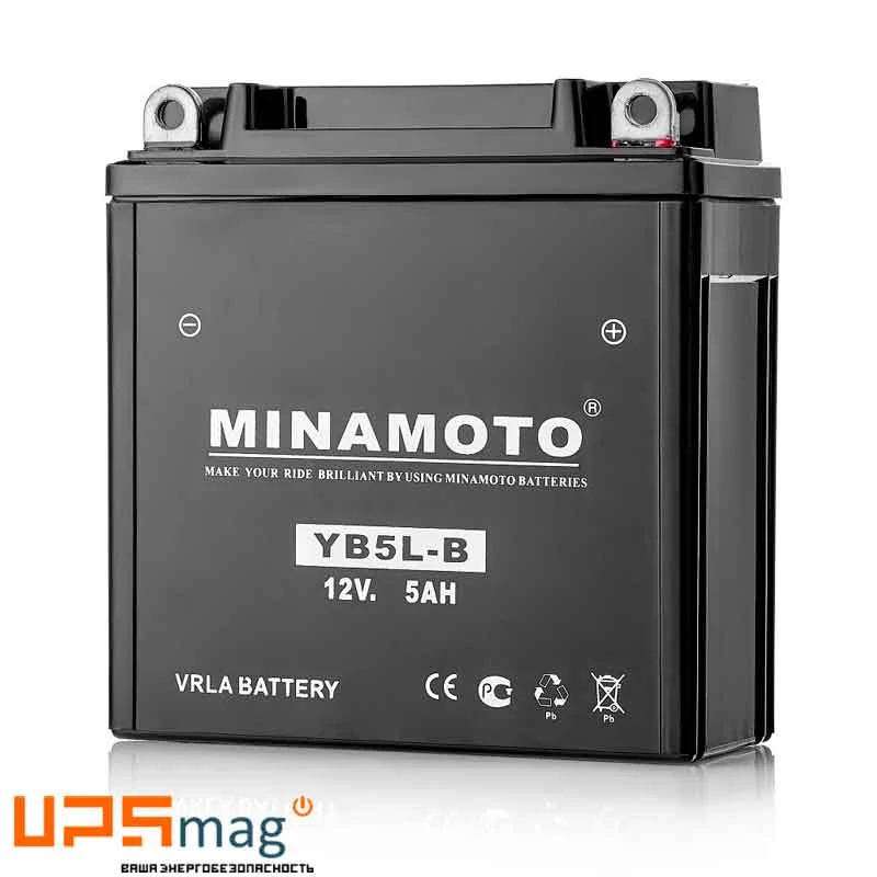 Мото аккумулятор Minamoto YB5L-B (12V / 5Ah) купить в г. Москва ...