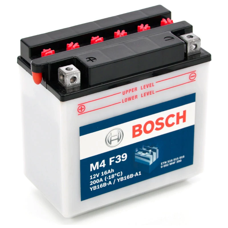 Мото аккумулятор BOSCH M4 F39 (12V / 16Ah) купить в г. Москва, выгодные ...