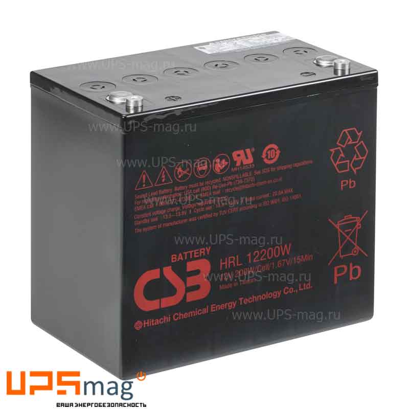 Аккумулятор CSB HRL 12200W (12V / 50Ah) купить по выгодной цене в ...