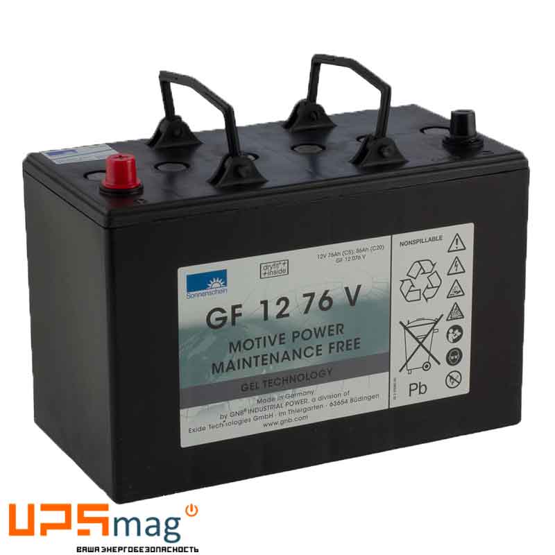 Купить аккумулятор Sonnenschein GF 12 076 V (12V,76Ah) по выгодной цене ...