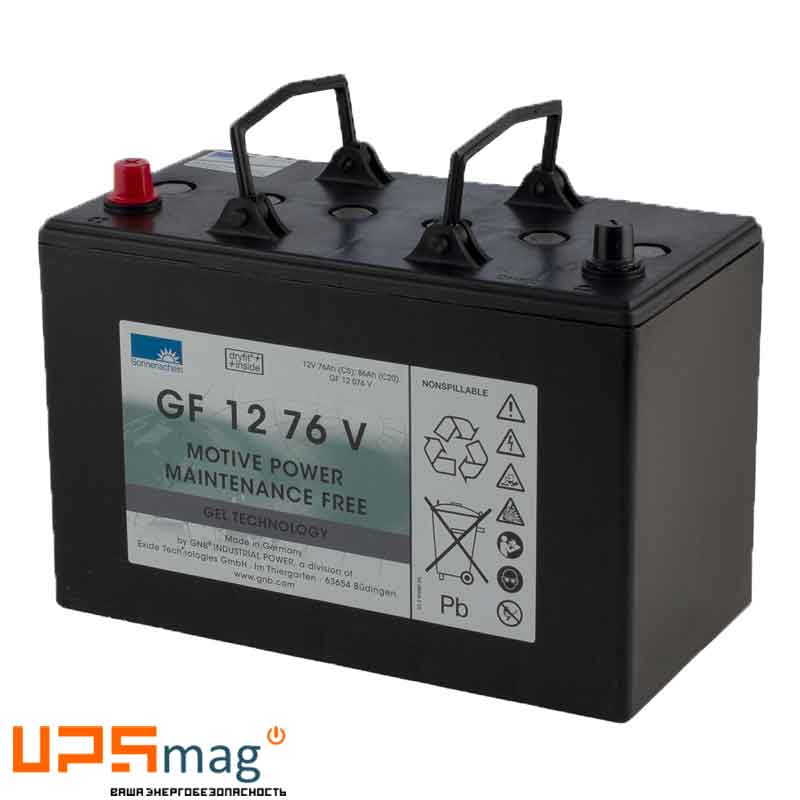 Купить аккумулятор Sonnenschein GF 12 076 V (12V,76Ah) по выгодной цене ...